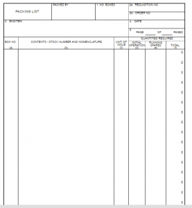 DD Form 1750 | Free Word Templates